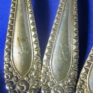 Sterling Silver Soup Spoons and Table Spoons Set of 9 Spoons | Etsy