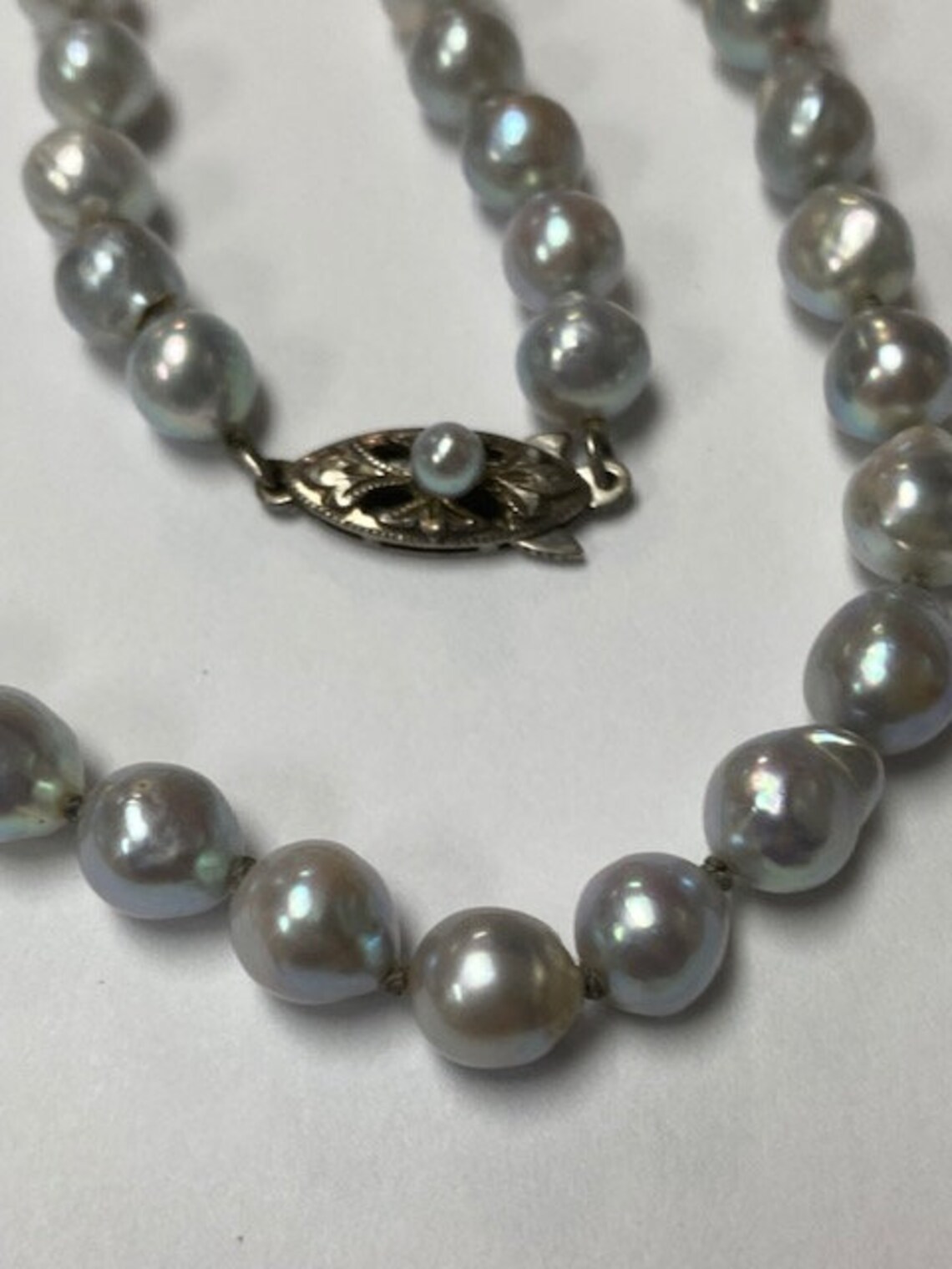 Ming's Cultured Pearl Necklace Strand 23 1/8 inches long | Etsy