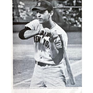 Joe Pepitone NY Yankees Vintage Photo Original 1964 Magazine Article ...