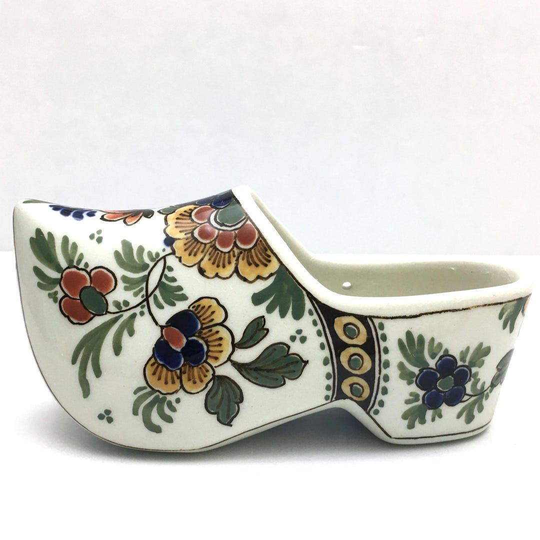 Vintage Royal Delft Mini Dutch Shoe 2859 De Porceleyne Fles Small 4.5 ...
