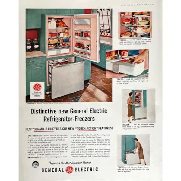 Refrigerator Ad - Etsy