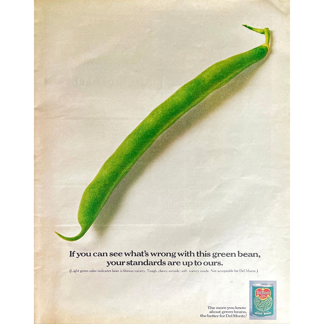 Del Monte Green Beans 1970 Vintage Print Ad Retro Canned Food ...
