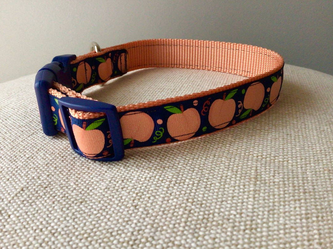 Peach Dog Collar - Etsy