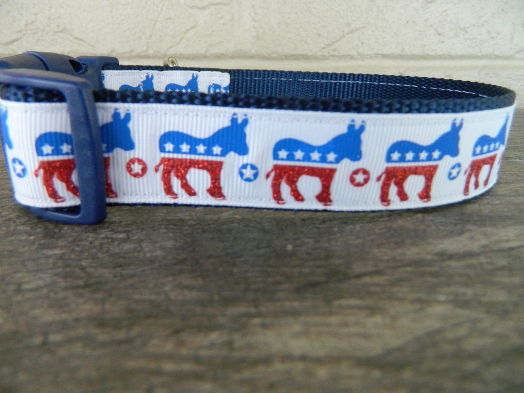Democratic Donkey Dog Collar - Etsy