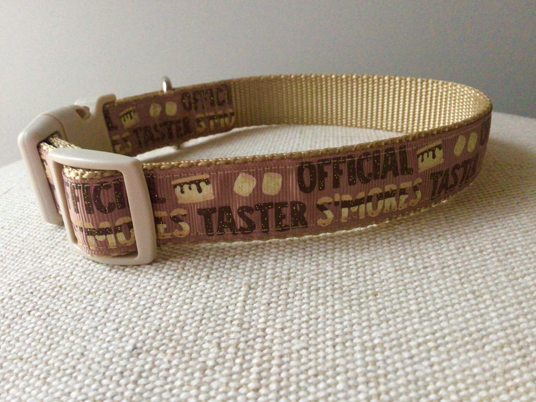 Official S’mores Taster Dog Collar - Etsy