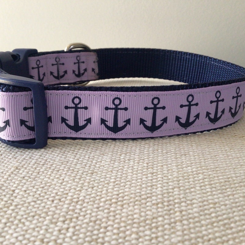 Nautical Dog Collars - Etsy