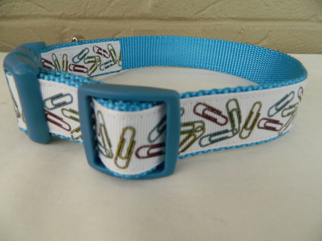 Paper Clip Sparkle Dog Collar - Etsy