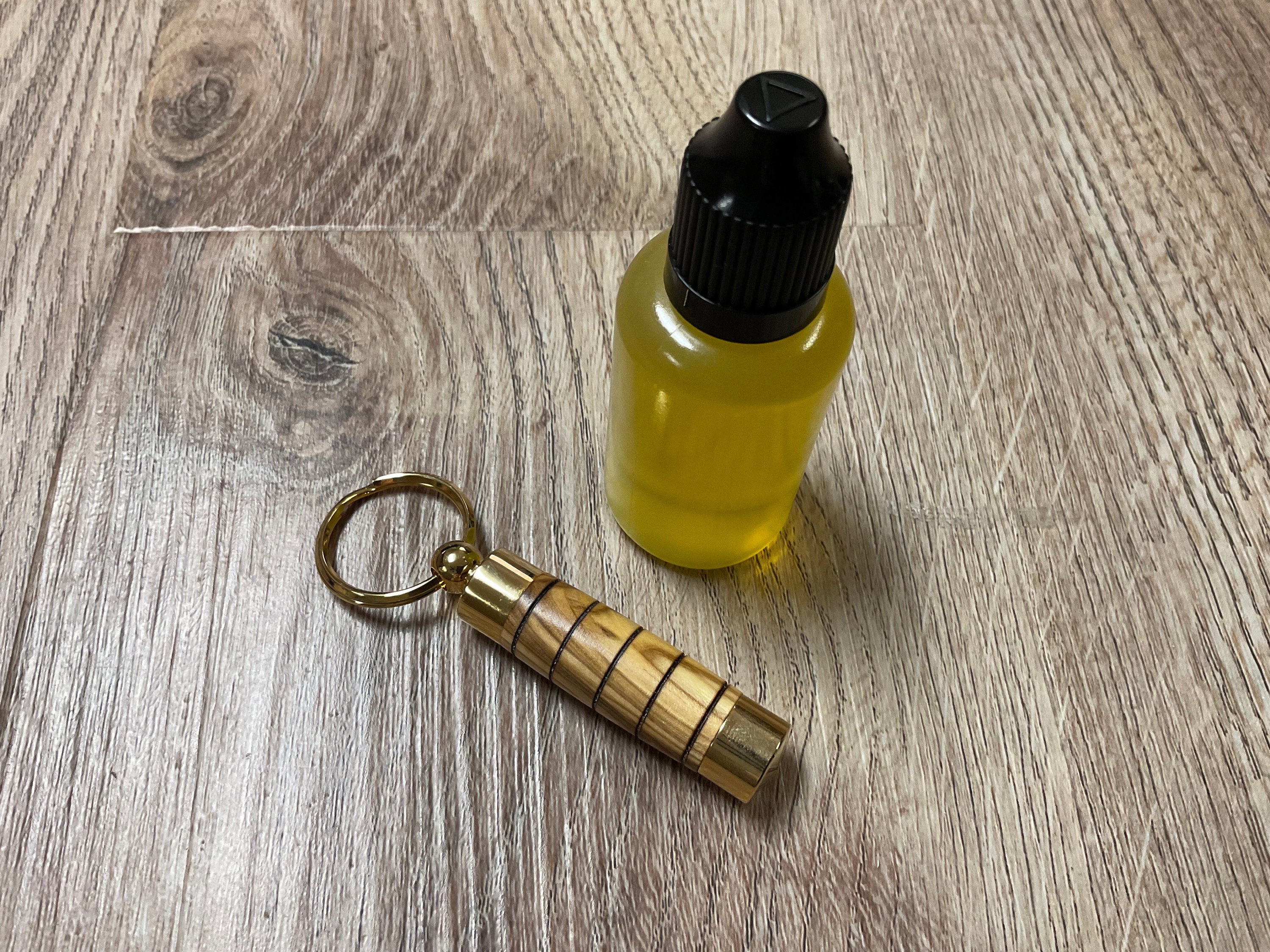 LDS Oil Vial - Olive Wood (olivewood) From the Holy Land - for ...