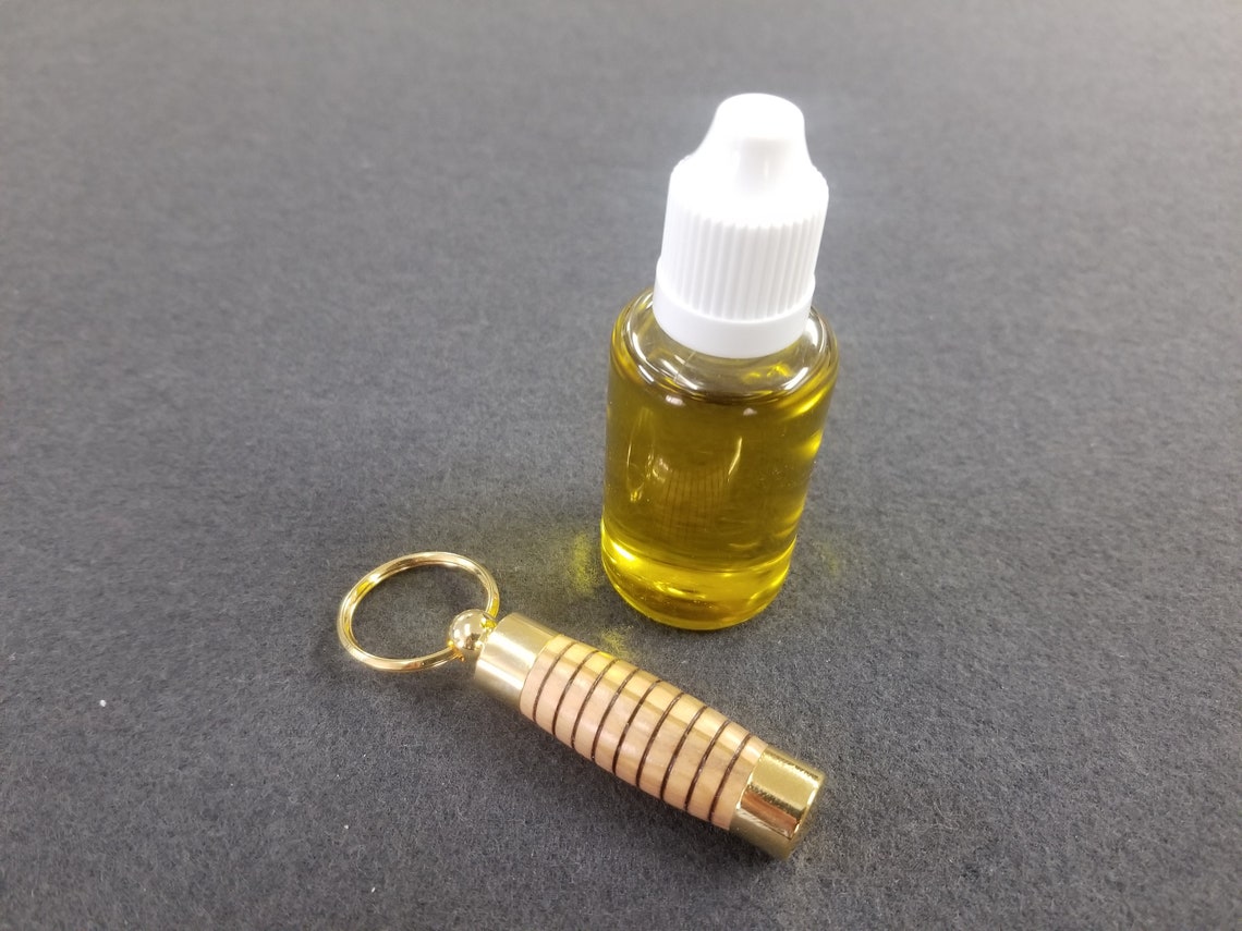 Penstripe LDS Oil Vial Olive Wood olivewood From the Holy - Etsy