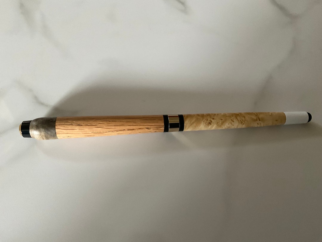 Pool Cue Pen and Stylus Made With Ash Wood, Buckeye Burl, and Box Elder ...
