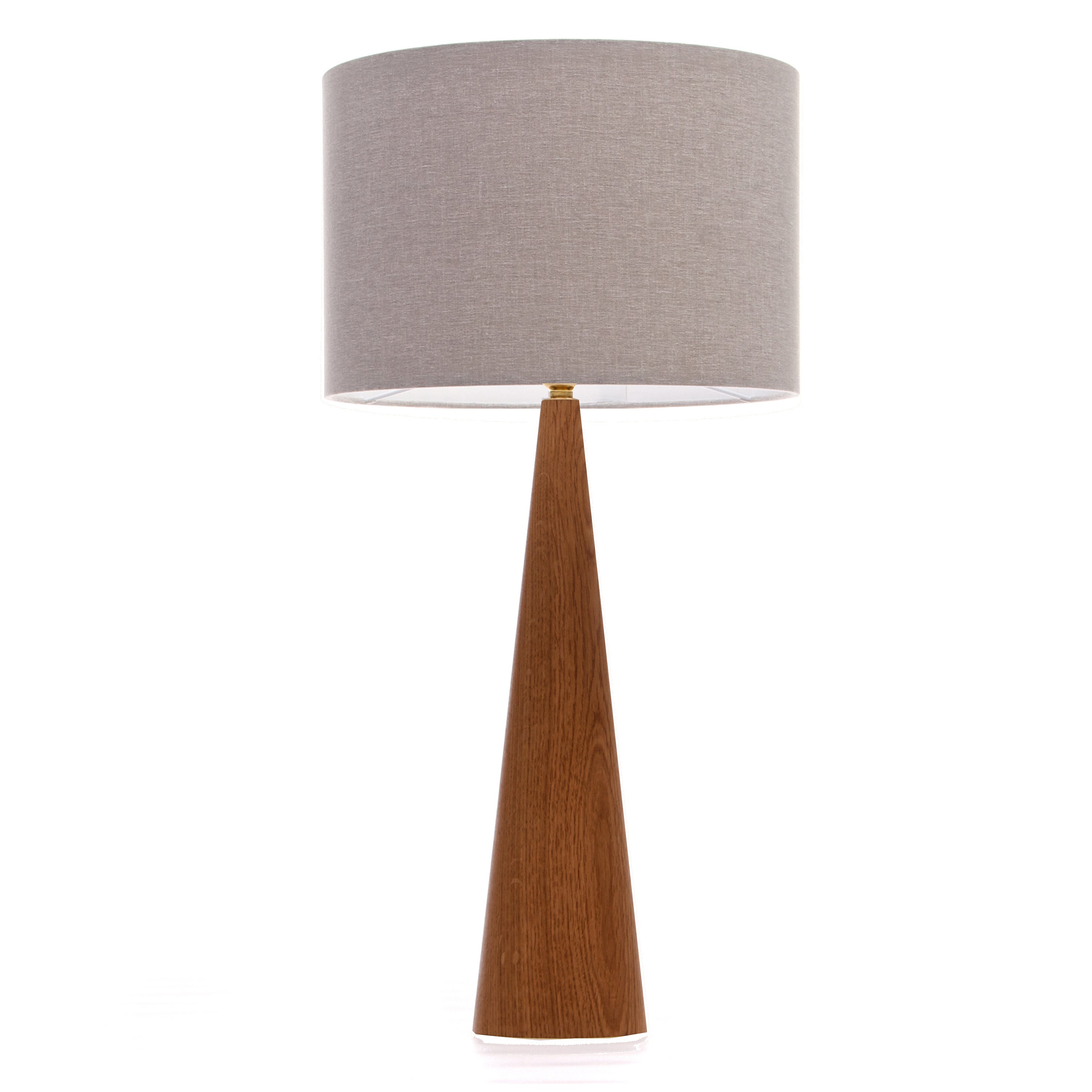 Oak Wood Table Lamp Cone Shape 61cm - Etsy Hong Kong
