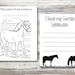 Printable Horse Camp Activity Book for Kids | Equestrian Coloring Page ...