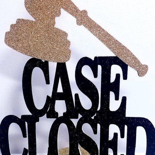 Case Closed Cake Topper Law School Graduation Lawyer - Etsy Canada