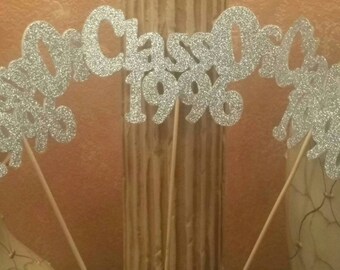 Choose color year Set of 3 graduation class of school | Etsy