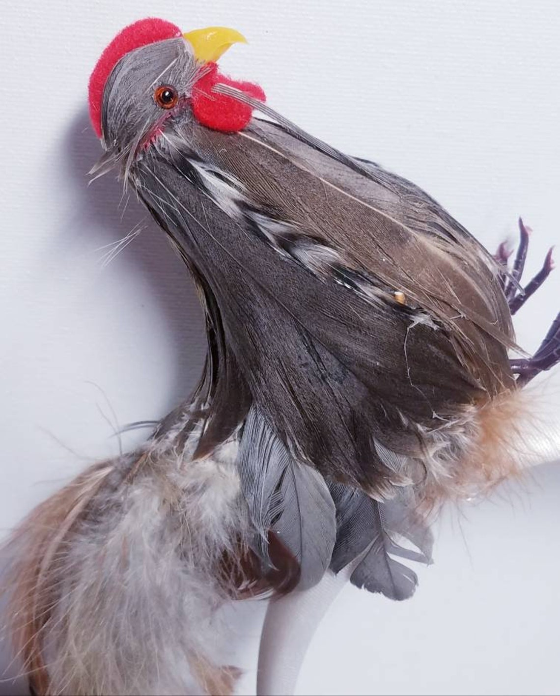 Rooster headband chicken farm one 1 1st birthday party favor | Etsy