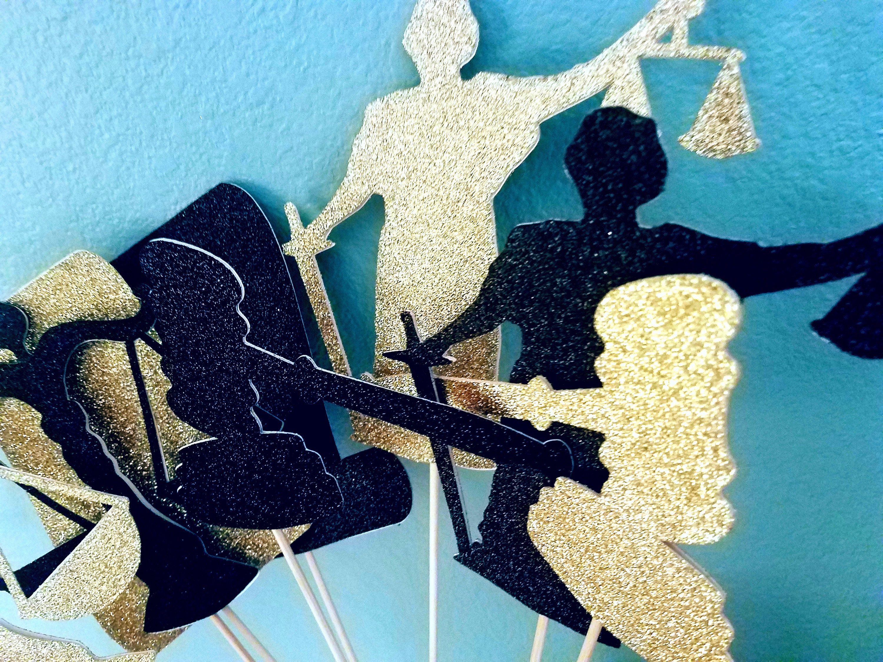 Choose Color Law Justice Court Criminal Lady Justice Scroll - Etsy