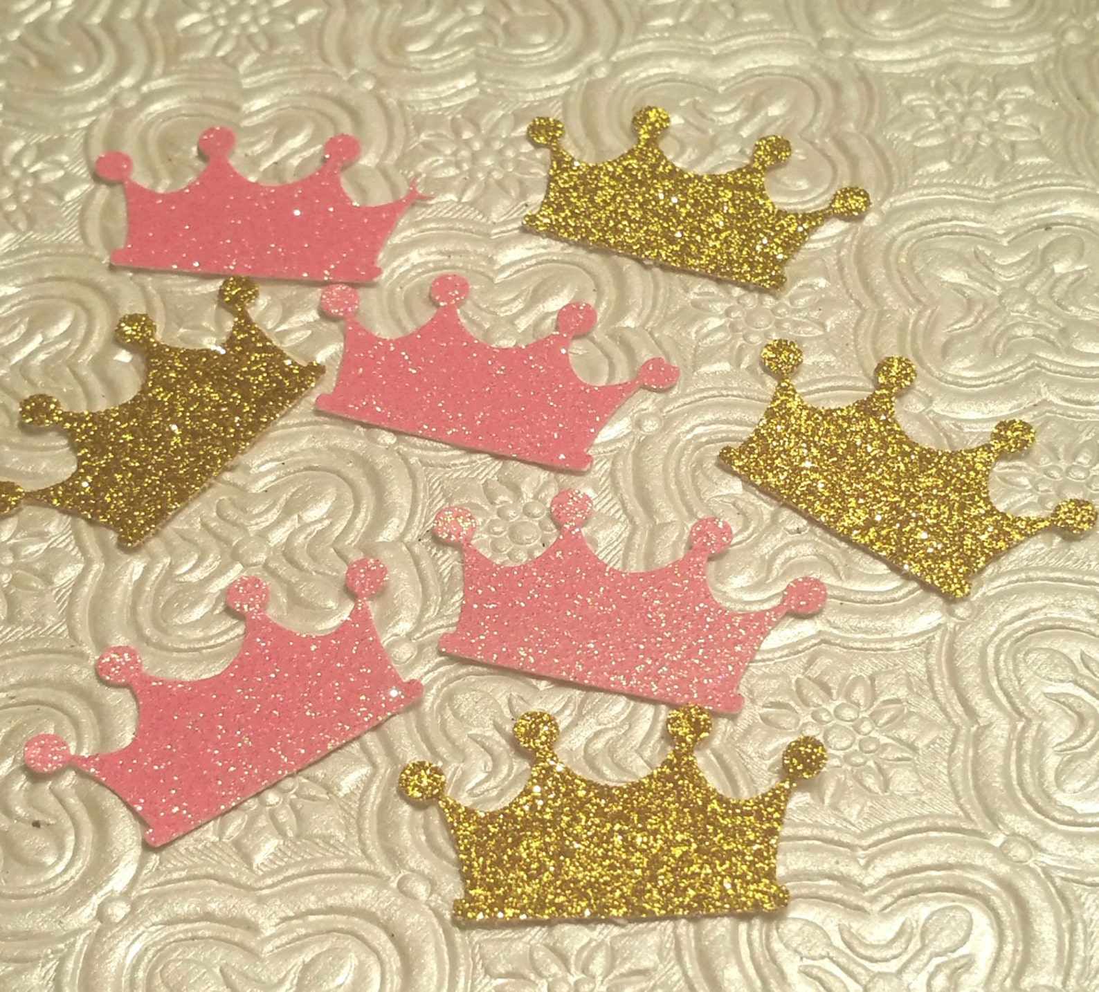 Set 2 Princess Crown Centerpiece Toppers Cake Birthday Party | Etsy