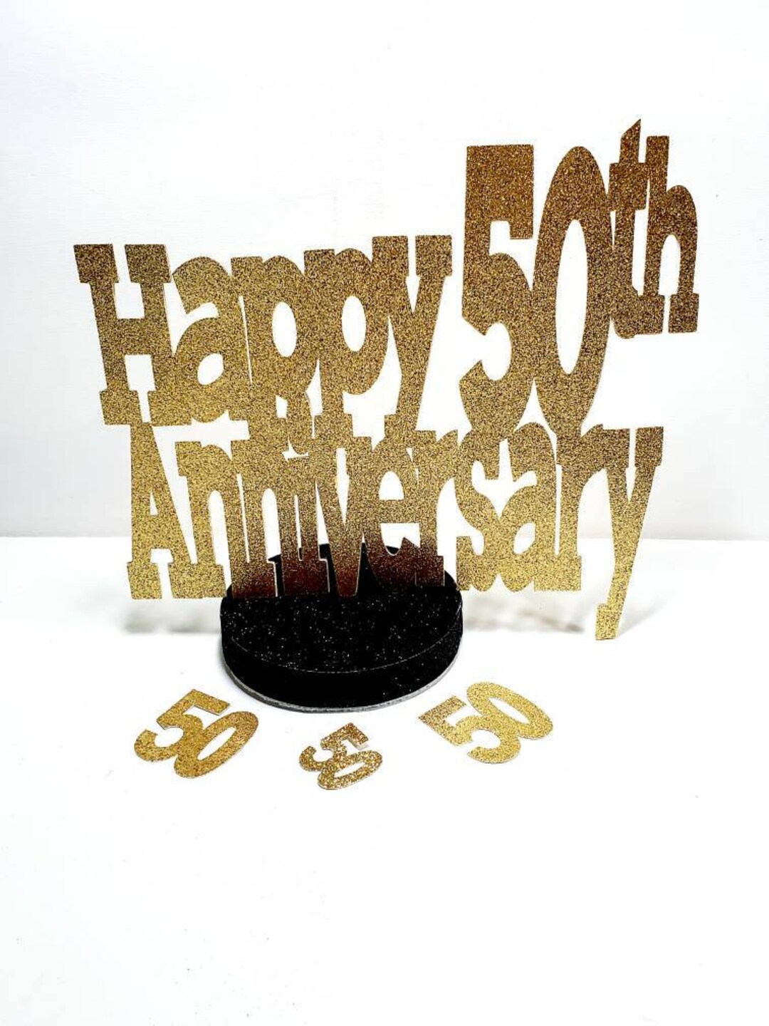 Personalized Year Number Anniversary Centerpiece Party Favor Table ...