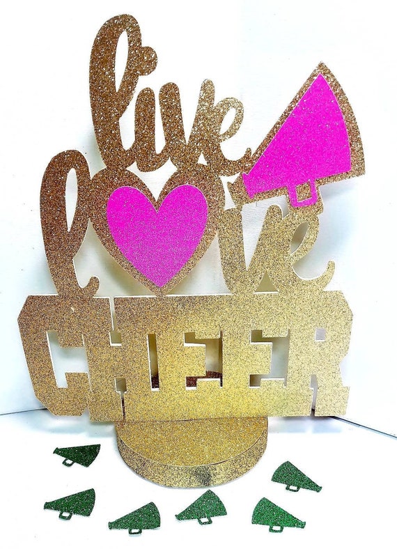 Cheer Banquet Centerpiece Ideas