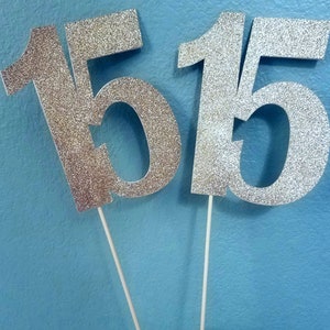 Choose Color Number 15 on Toppers Quinceanera 15th Birthday Anniversary ...