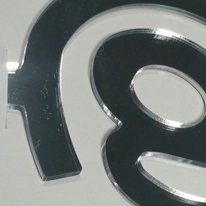 At @ Symbol Social Media Mirrored Cake Topper Centerpiece Decoration ...