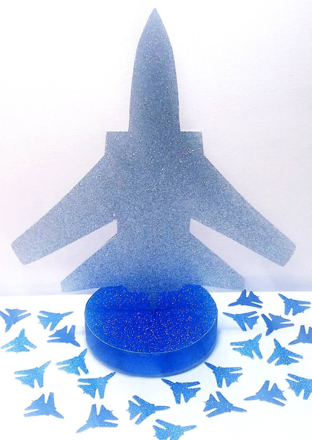 Military Jet Plane Flight Centerpiece Birthday Party Favor Anniversary ...