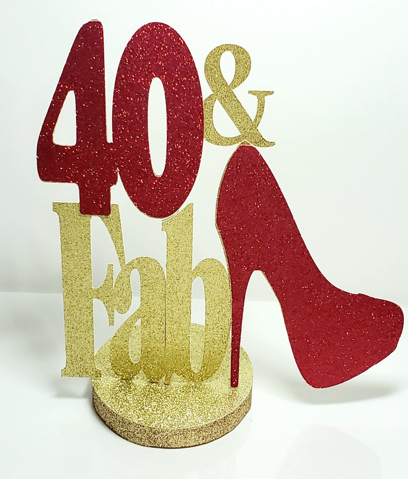 Choose Any Age Fab Age Fabulous Diva High Heel Shoe Glitter Etsy