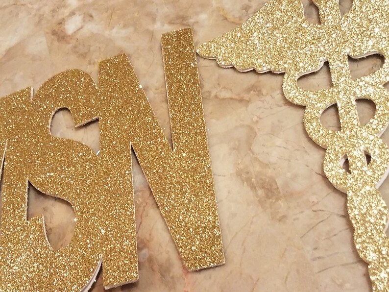 Choose Color MSN BSN Medical Symbols Cupcake Toppers Nurse | Etsy