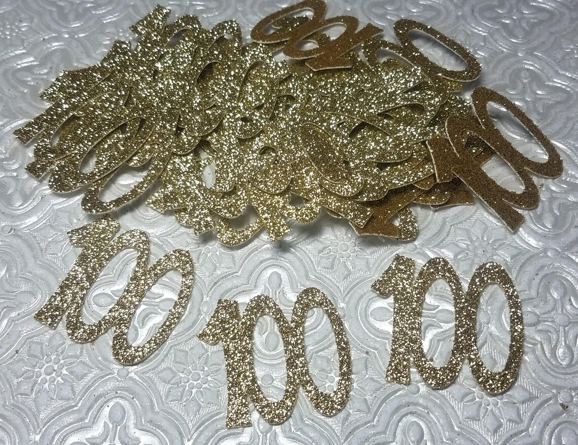 Set of Two 100 100th Birthday Party Anniversary Banquet | Etsy