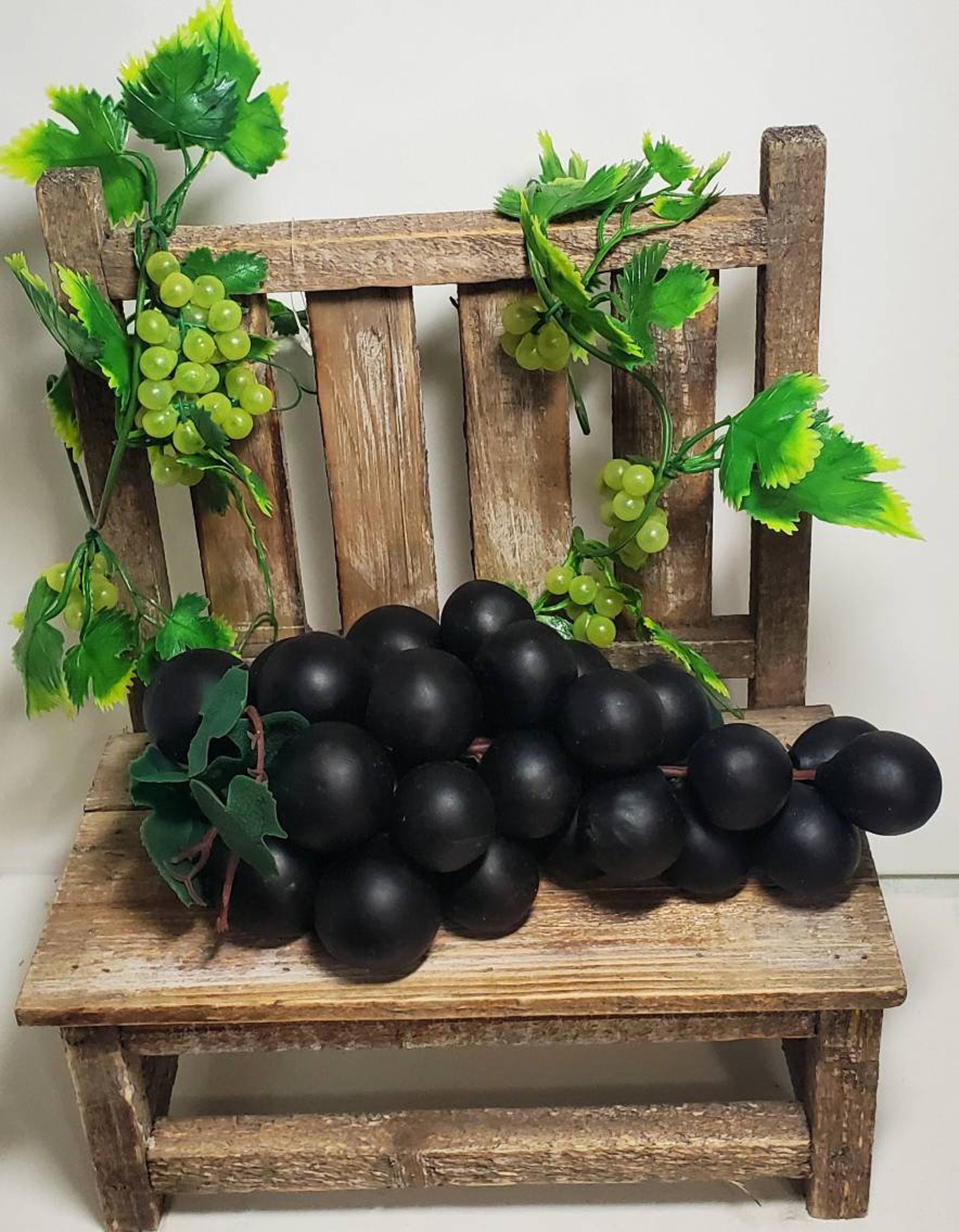 Grapevine Grapes Garland Greenery Foliage Farmhouse Country - Etsy