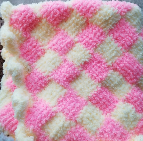 Diamond Weave Baby Blanket Crochet Pattern