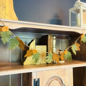 Fall Leaf Acorn Garland - Etsy