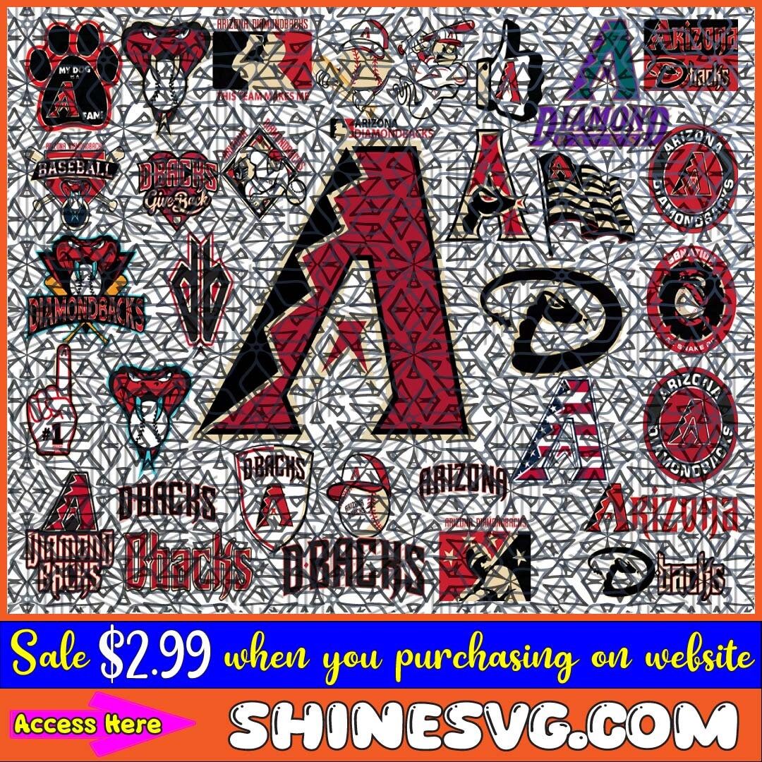 Arizona-diamondbacks Baseball Team Svg, Arizona-diamondbacks Svg,m L B ...