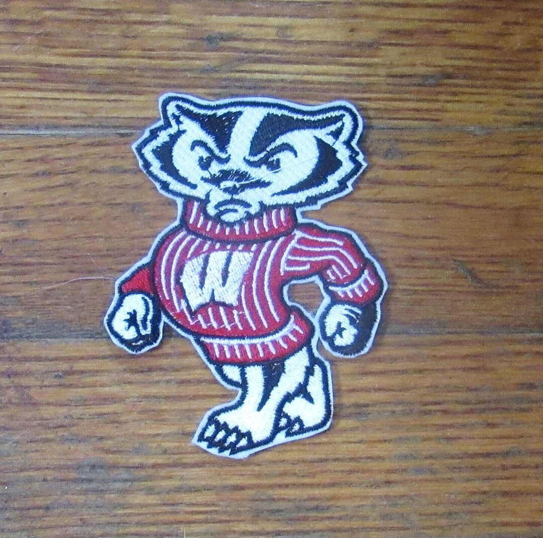 NCAA Wisconsin Badgers 3.12" X 4.02" Patch - Etsy
