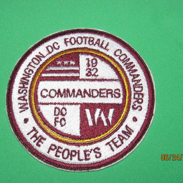Washington Commanders Patch - Etsy