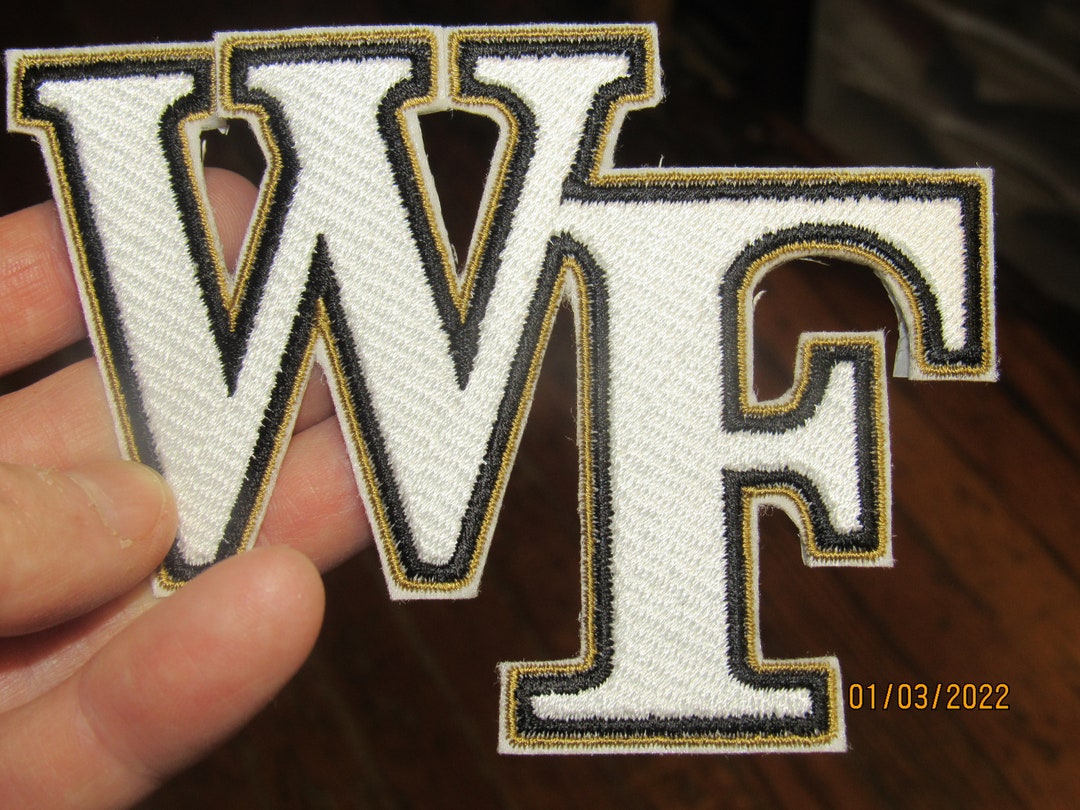 NCAA Wake Forest Demon Deacons (white) Sewn/iron on Patch 2.03" X 1.45 ...
