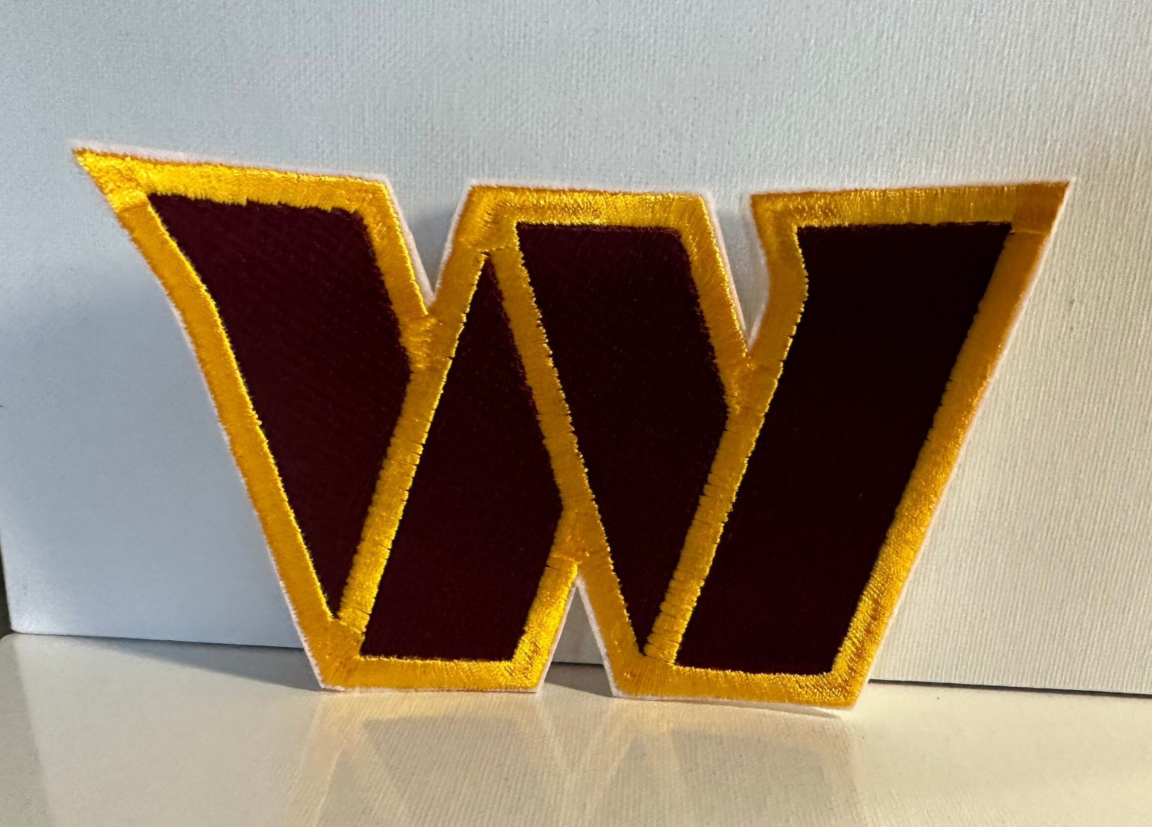 NFL Washington Commanders New 2022 W Logo Sewn/iron on Patches - Etsy