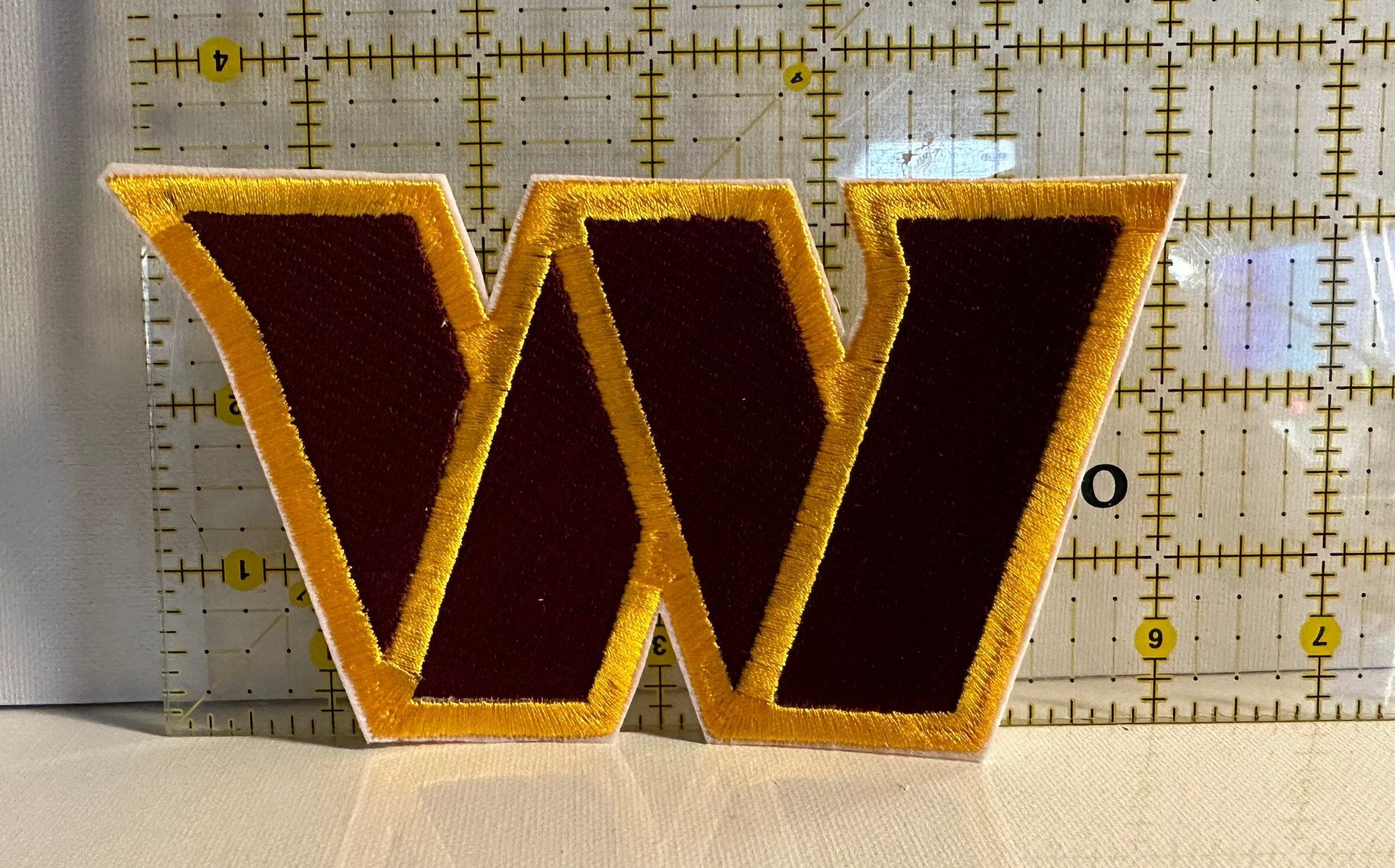 NFL Washington Commanders New 2022 W Logo Sewn/iron on Patches - Etsy