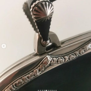 Rare! Vintage 50's Schiaparelli Rare! Elsa Schiaparelli Black Leather ...