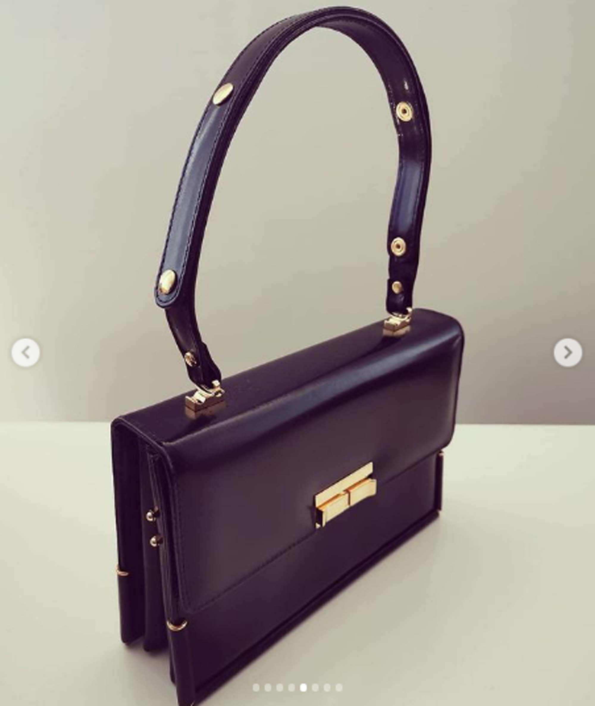 Real Leather Kelly Bag by MISURI, Made in Florence, Italy, Pre-loved ...