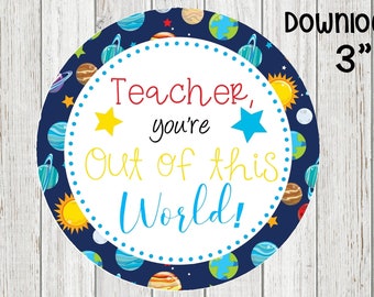 Teacher Appreciation Gift Tags-end of School Year Printable | Etsy