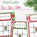 Printable Christmas Tic Tac Toe, Christmas Tic-tac-toe, Christmas ...