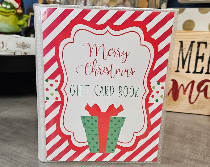 Christmas Gift Card Book, 4x6 Graduation Gift Card Holder, Birthday ...