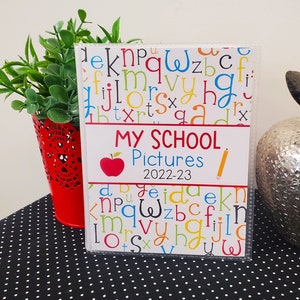Kids School Photo Album, Photo Album, School Days, 4x6 Vinyl Photo ...