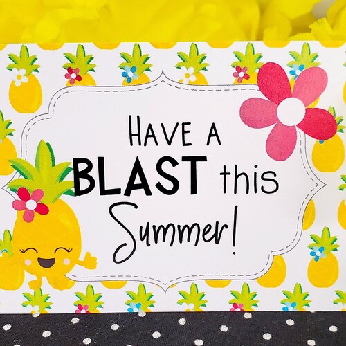 End of School Year Gift Tag Have a Great Summer Rainbow - Etsy