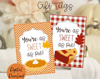 Cherry Pie Gift Tags - Etsy