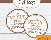 Root Beer Gift Tags I'm Rootin' for You Gift Tags - Etsy