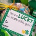 I'm so Lucky to Work With You Gift Tags for St. Patrick's Day, Co ...