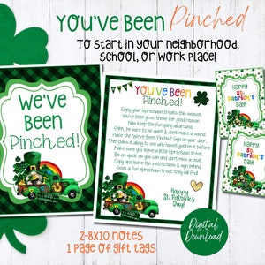 You've Been Pinched Neighborhood or Work St. Patrick's Day Activity ...