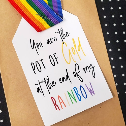 You Are the Pot of Gold at the End of My Rainbow Tag St. | Etsy